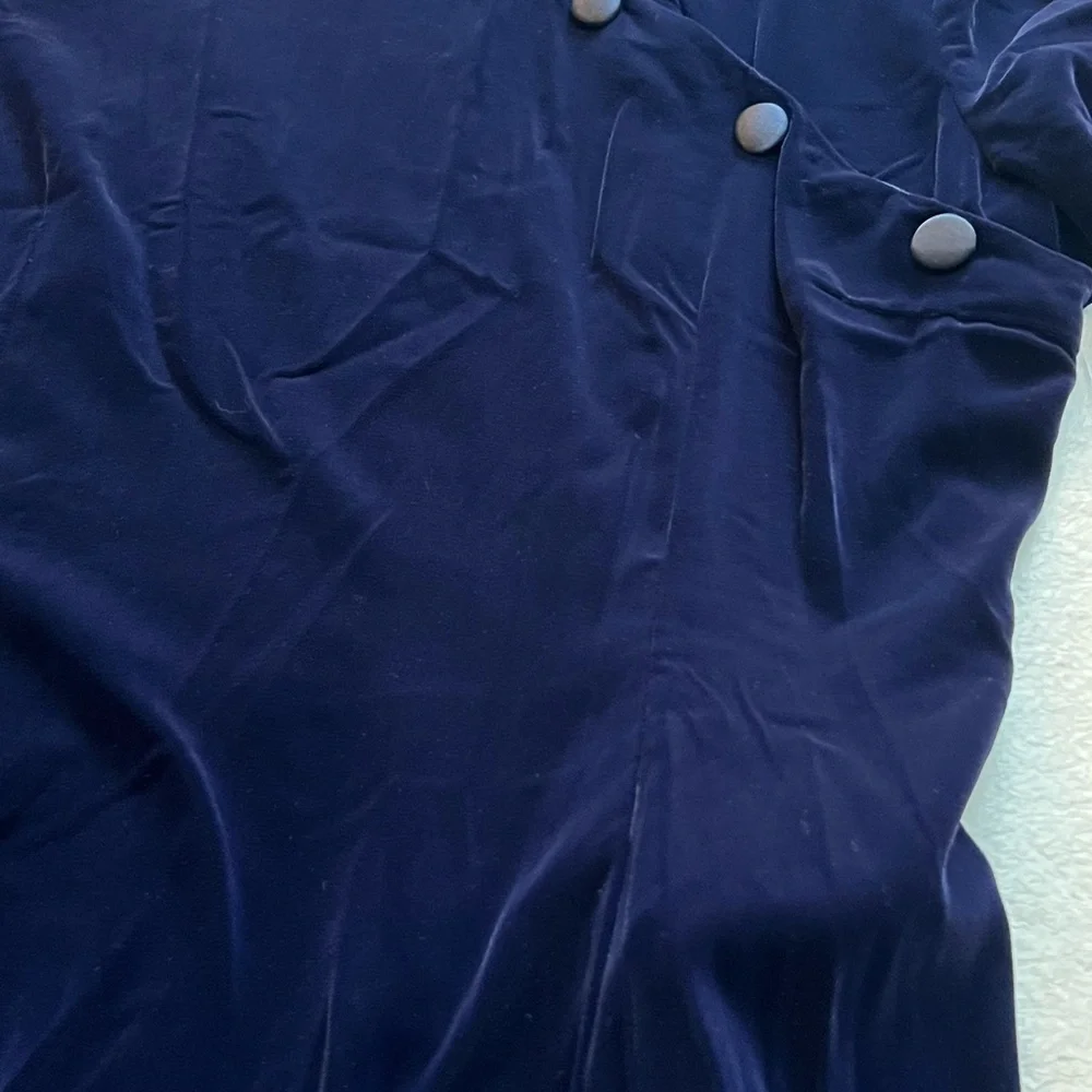 Maggy London | Dresses | Vintage Velvet Chinese Style Dress | Poshmark